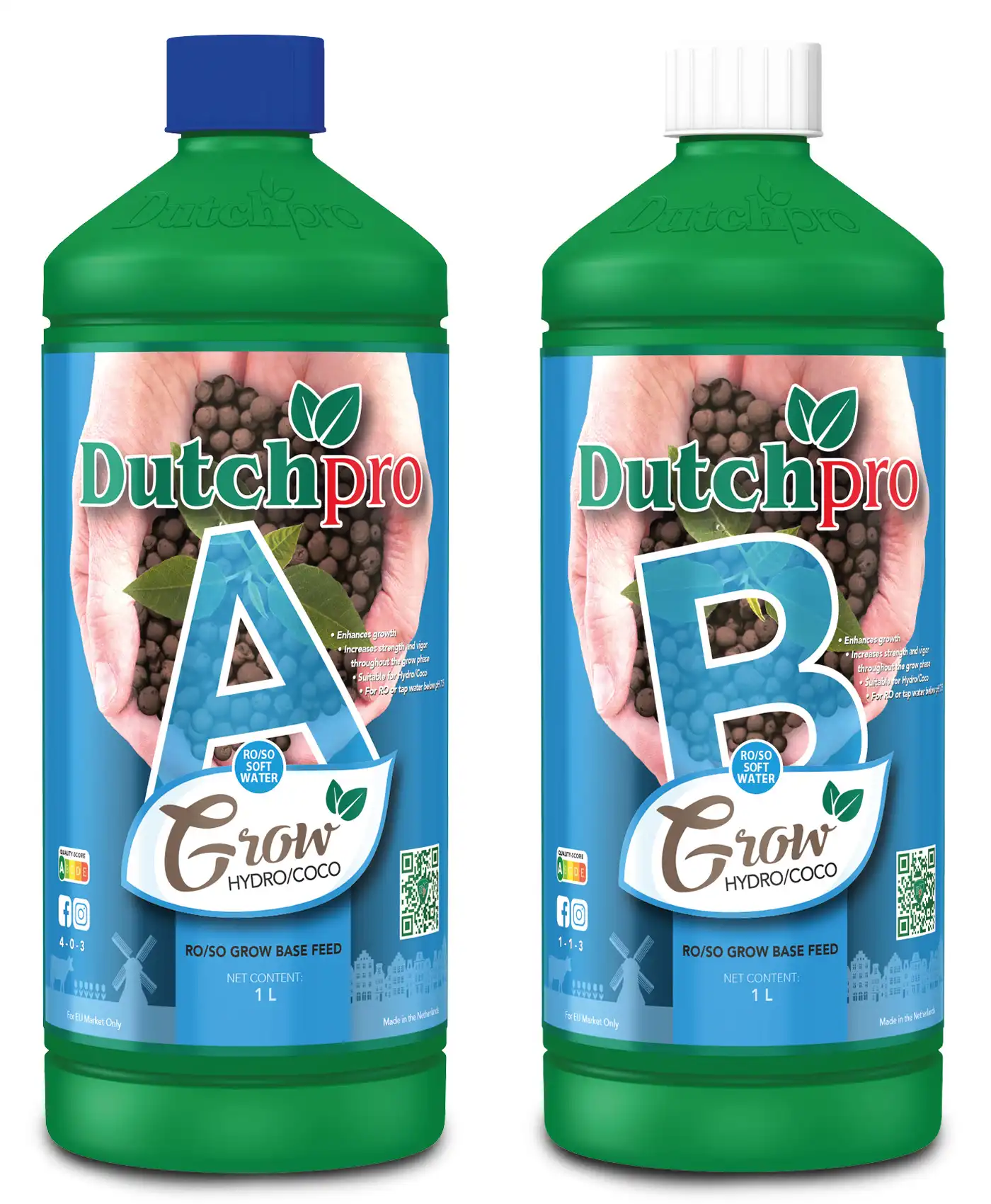 Dutchpro Grow Hydro/Coco A+B Weiches Wasser Dünger