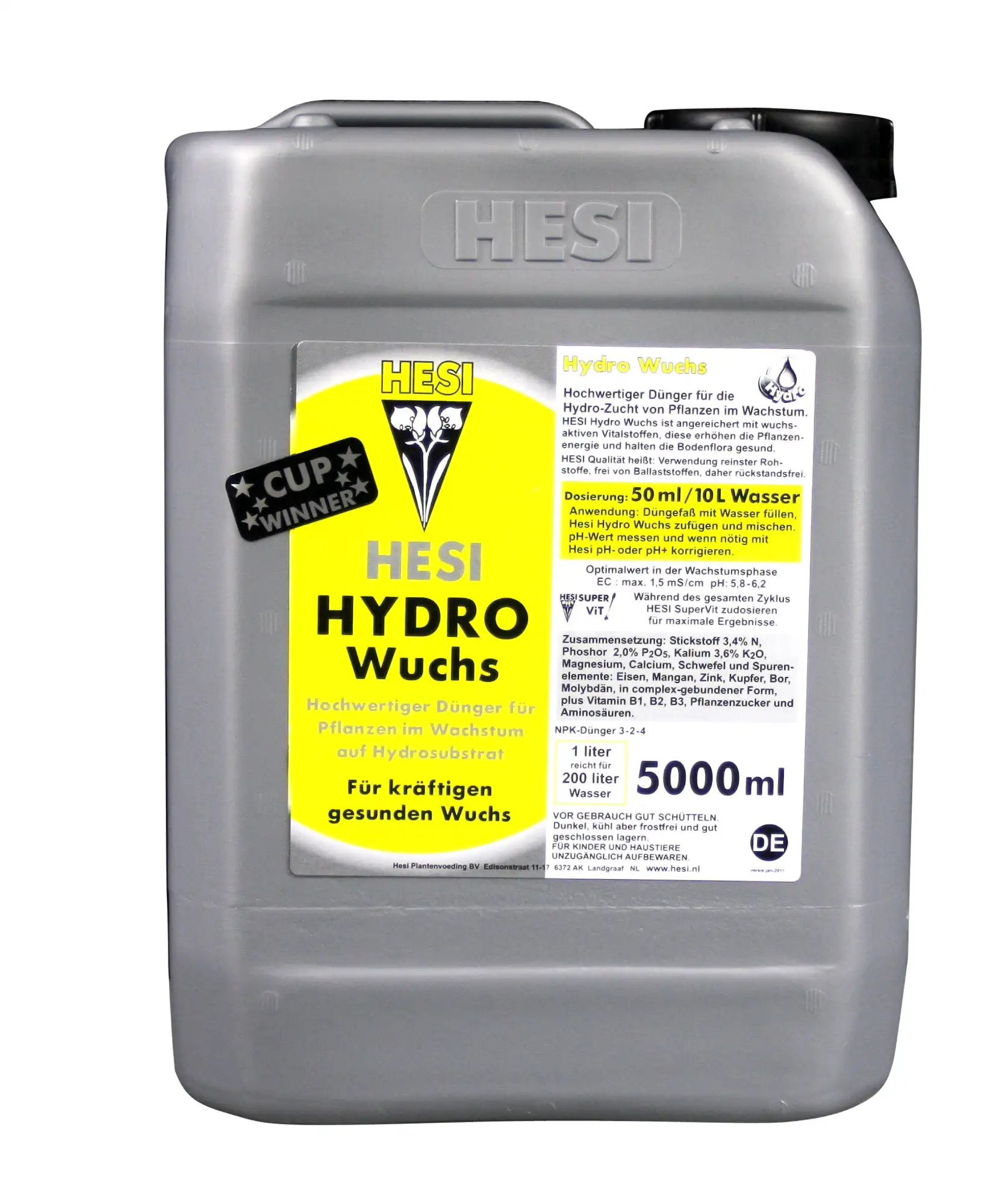 Hesi Hydro Wuchs, 1L, 5L oder 10L